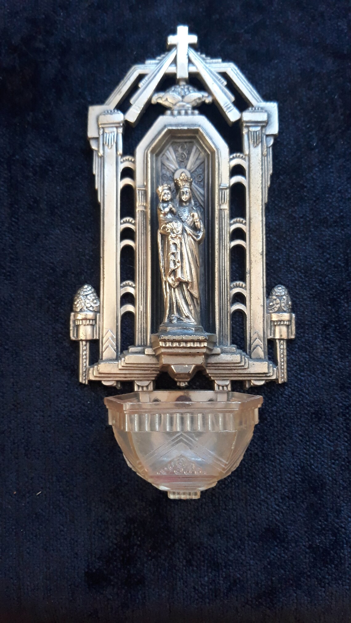 Religious Holy Water Stoup Holy Font Vessel Made in France - Etsy