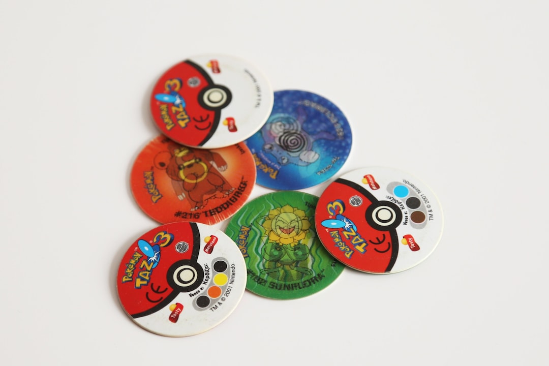 90s Tazo Pokemon Pogs Rare Lenticular Set - 6pc - Etsy