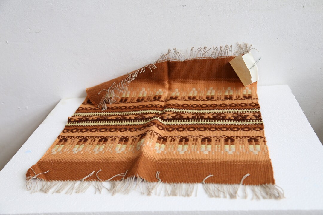 Vintage NOS Soviet Time Linen and Wool Woven Decorative Pillowcase ...