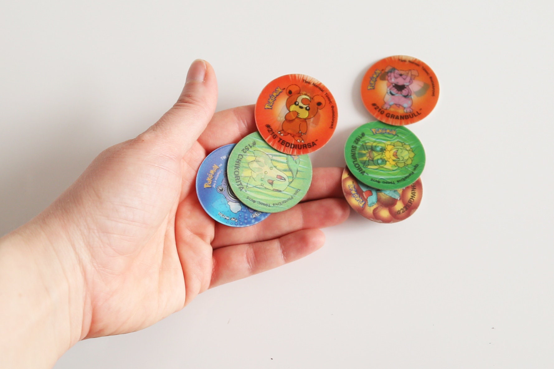 90s Tazo Pokemon Pogs Rare Lenticular Set 6pc - Etsy