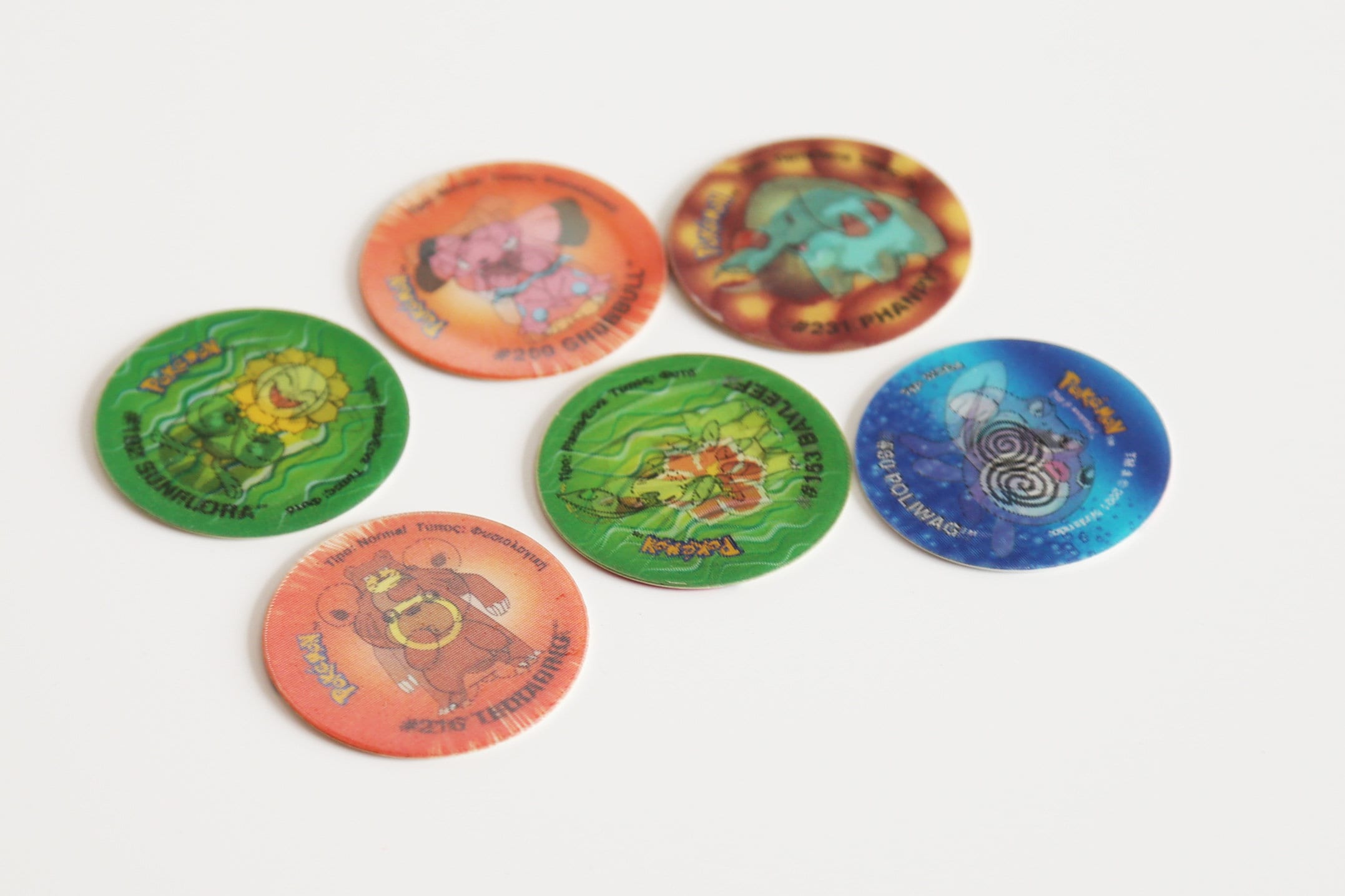 90s Tazo Pokemon Pogs Rare Lenticular Set 6pc - Etsy