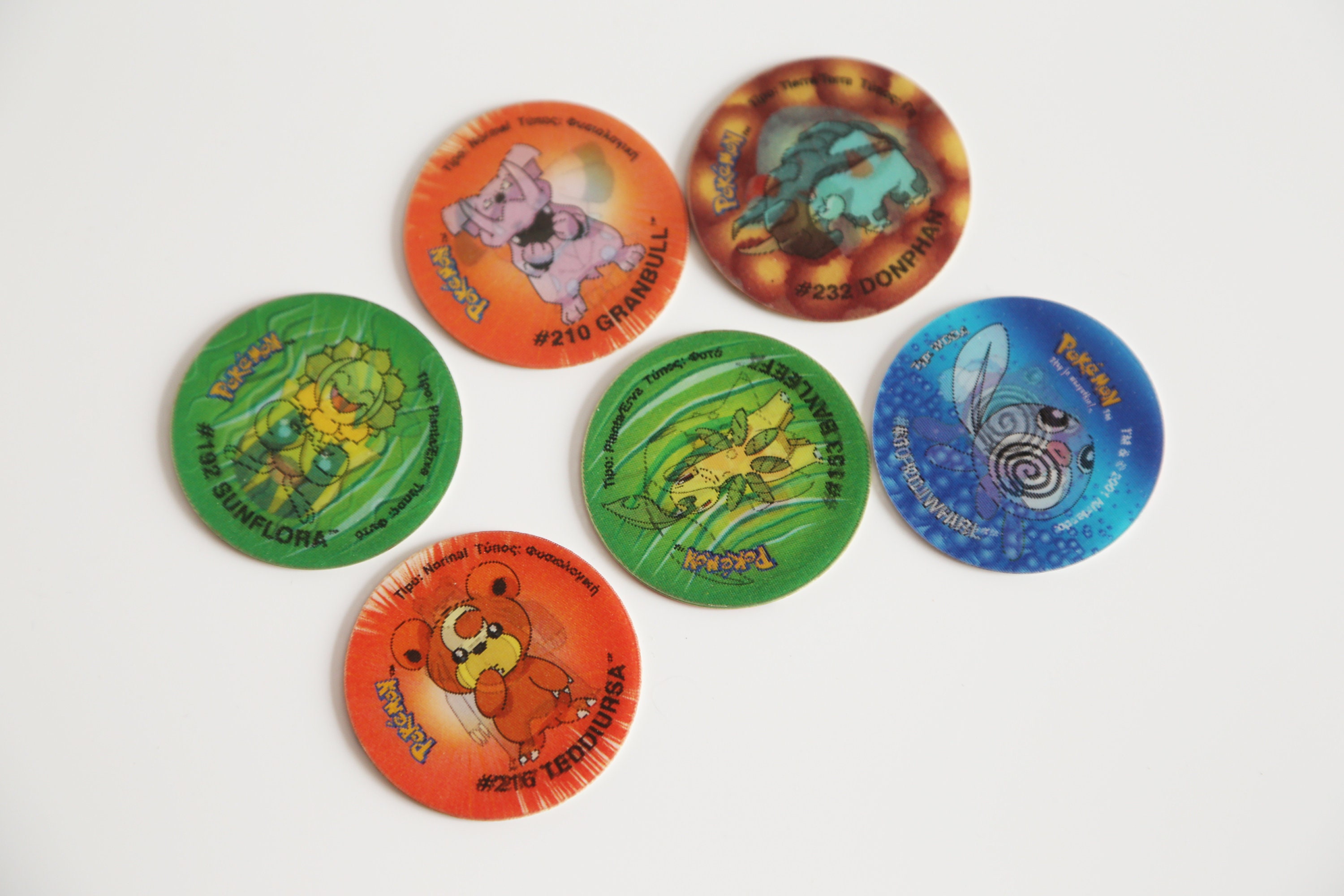 90s Tazo Pokemon Pogs Rare Lenticular Set 6pc - Etsy