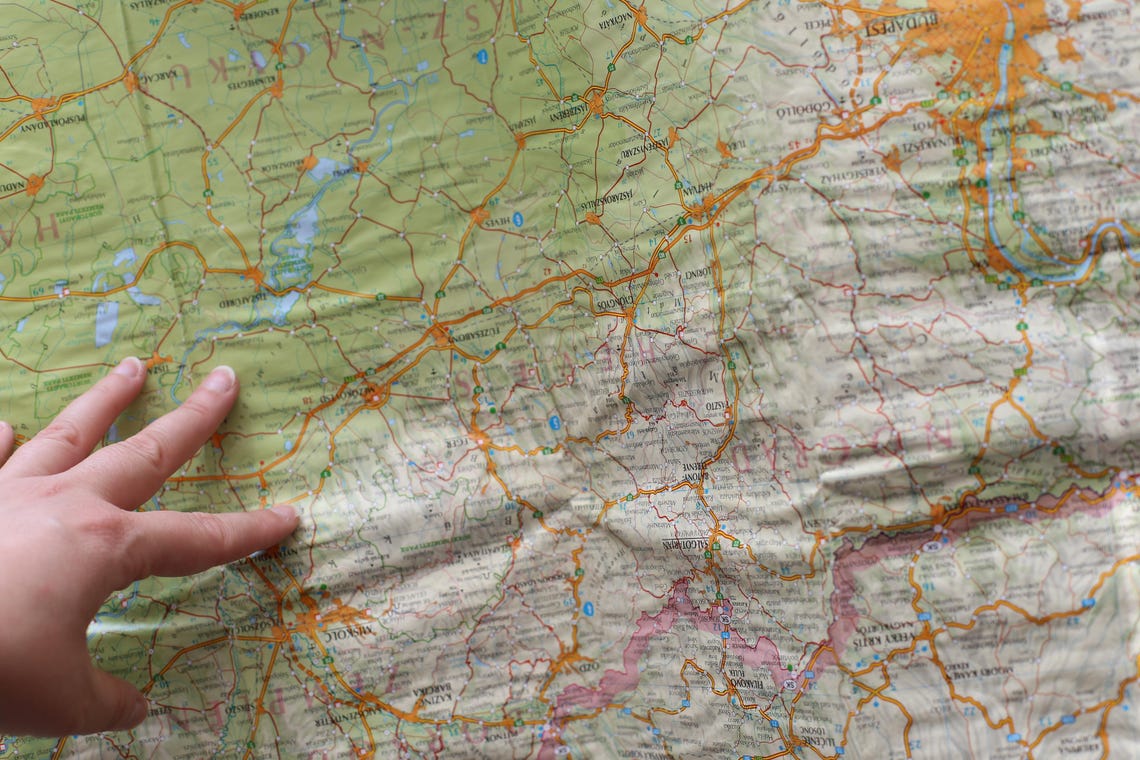 Paper Map Lot 5pc – Wrinkled & Weathered for Junk Journals ...