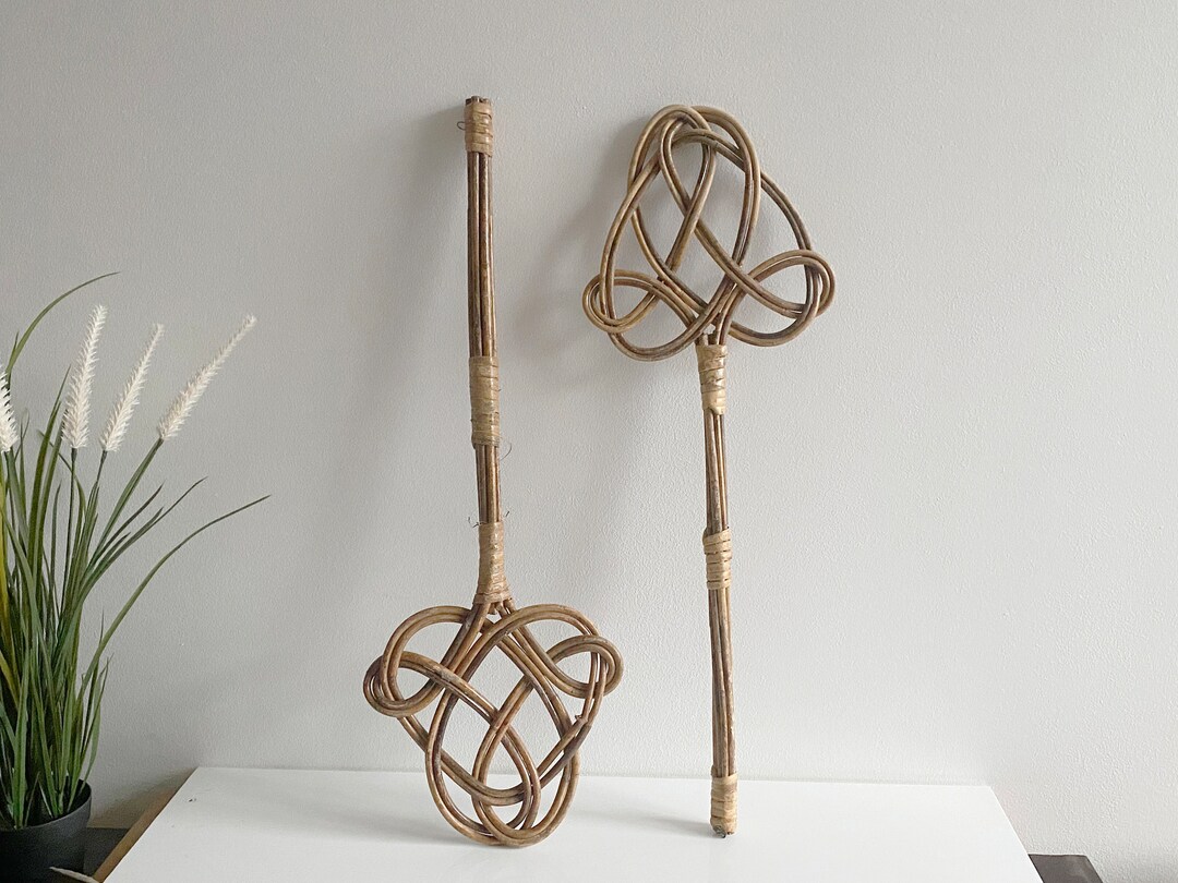 1970s Rattan Carpet Beater, Rug Swatter, Art Nouveau Wall Decor - Etsy