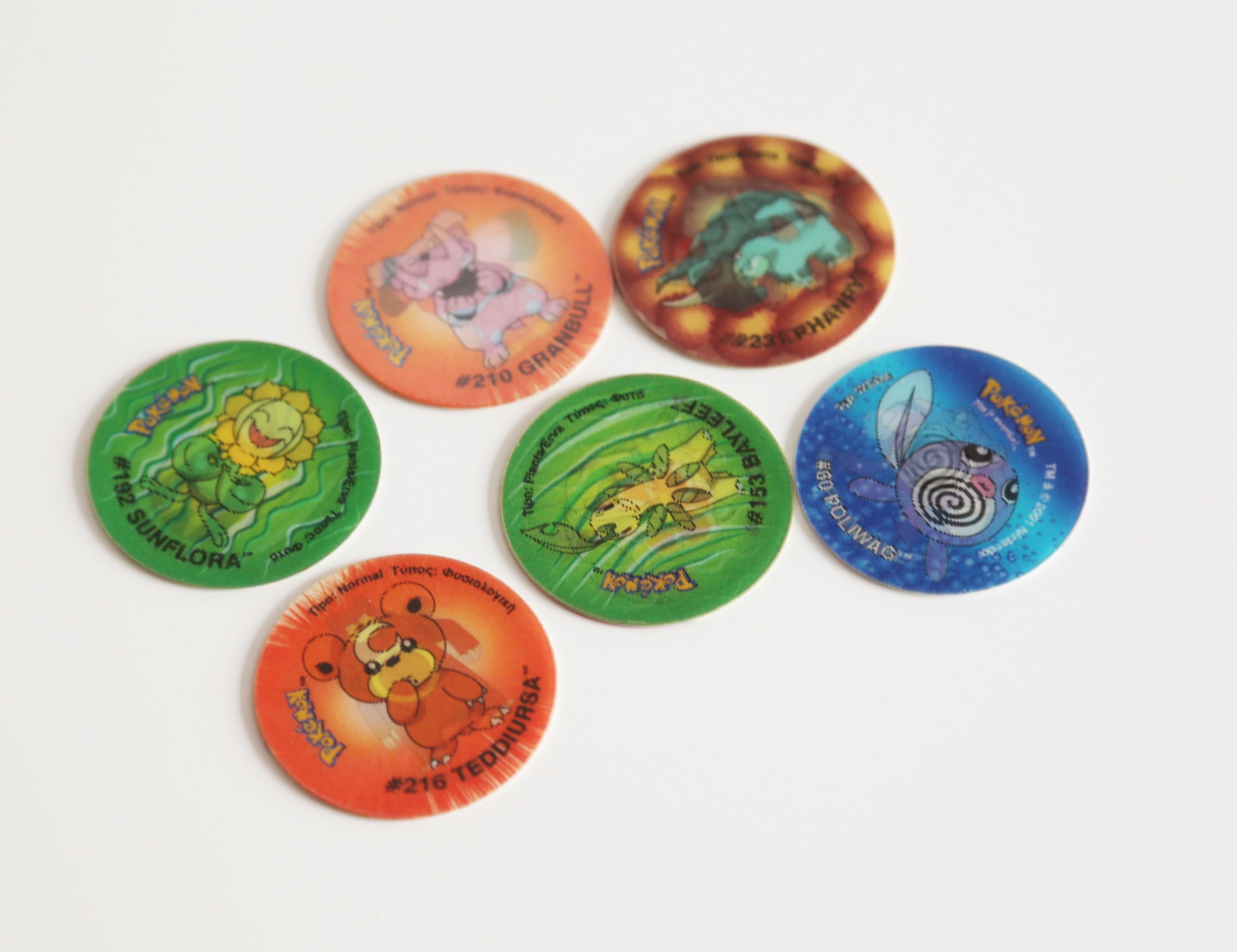 90s Tazo Pokemon Pogs Rare Lenticular Set 6pc - Etsy