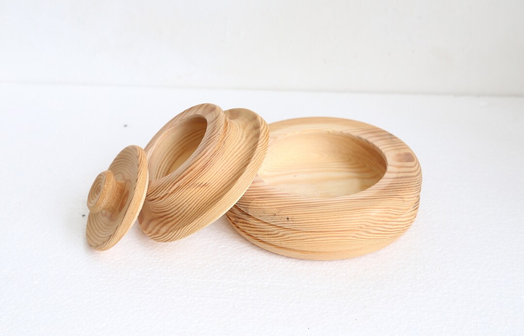 Handmade Wood Stacking Bowls: 3-layer DIY Trinket Tower - Etsy