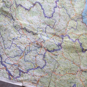 Paper Map Lot 5pc – Wrinkled & Weathered for Junk Journals ...