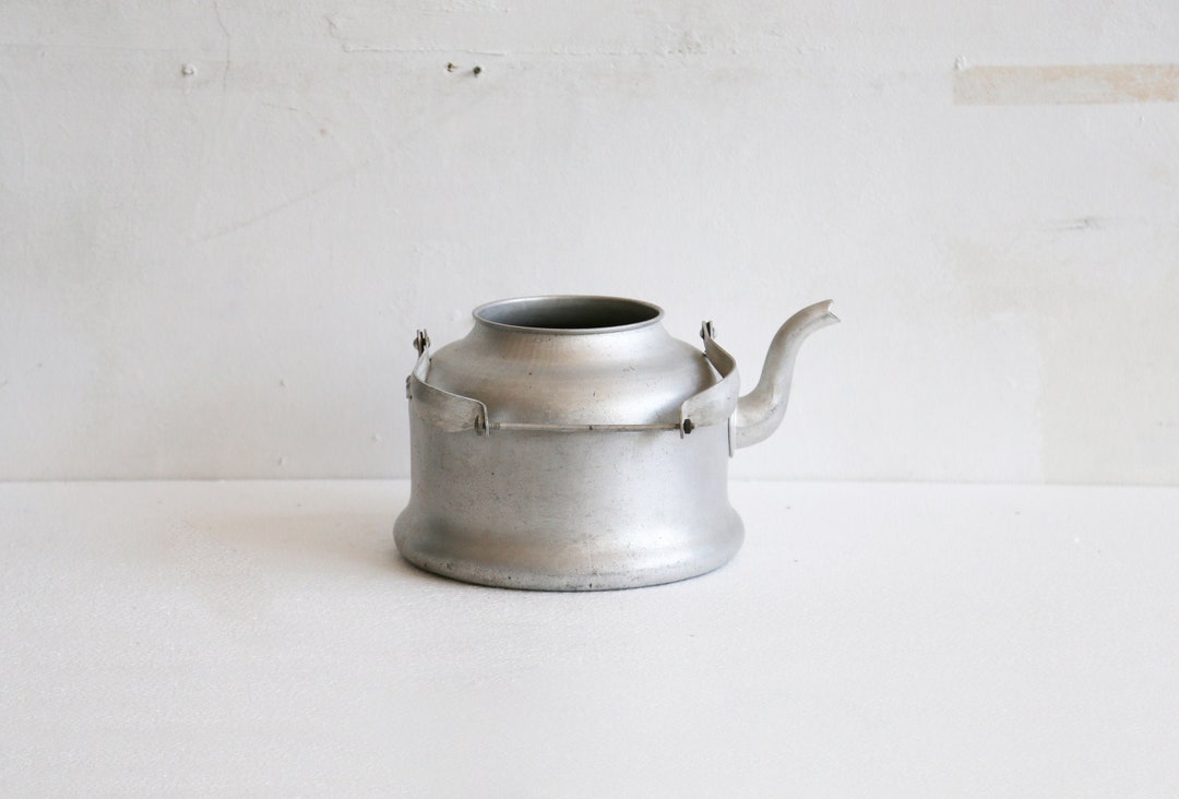 Vintage 5l Kettle in Aluminium Without Wood Handle and Lid Water Boiler ...
