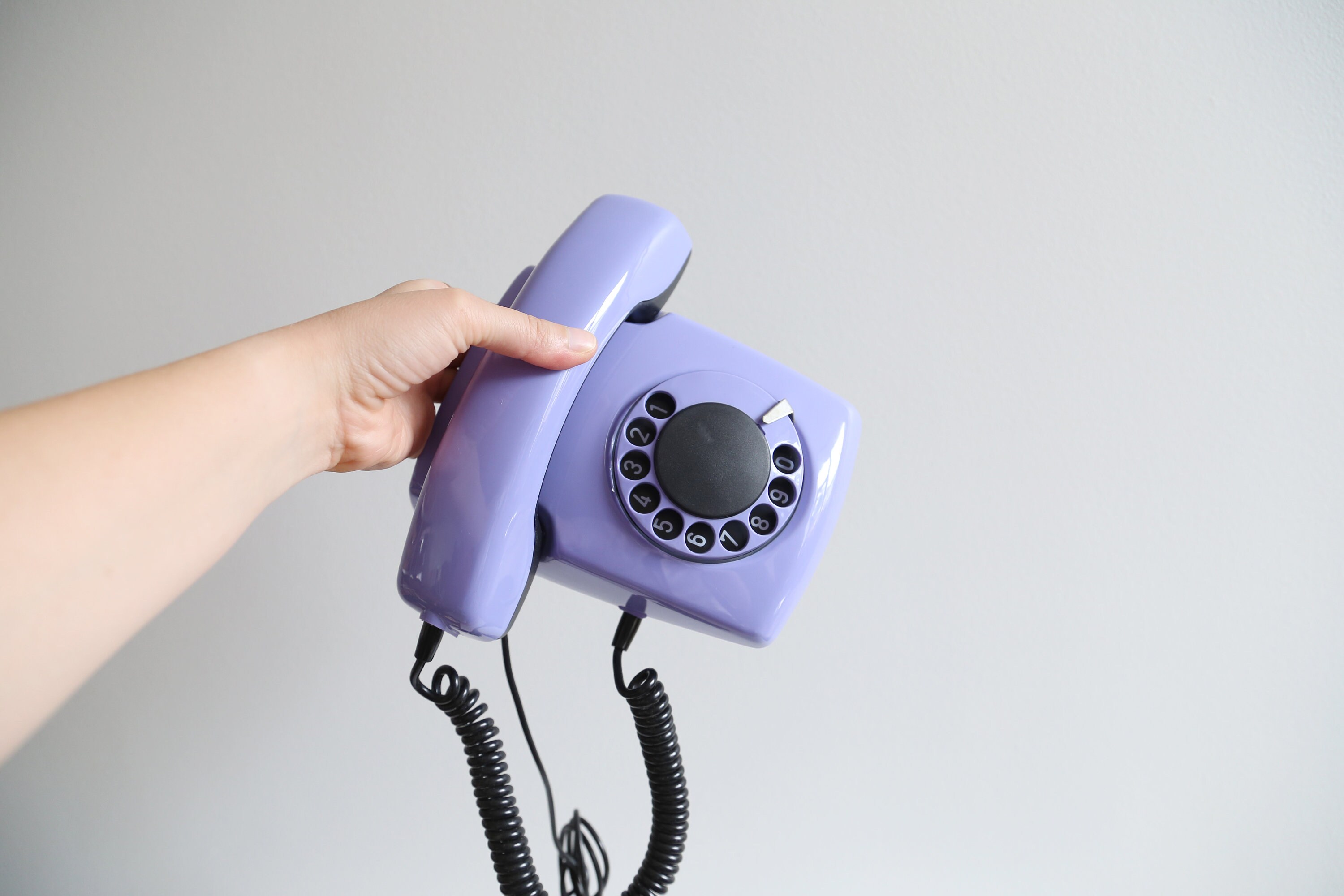 New SPEKTR-3 Purple Rotary Phone 1990s Vintage Landline Telephone Made ...