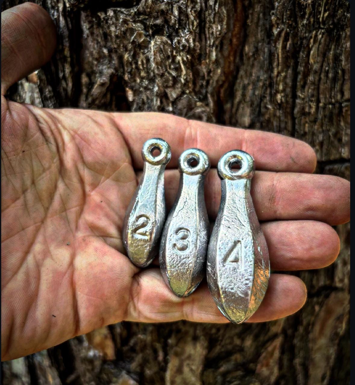 Fishing Weights 4lb Variety Pack, Fishing Sinkers, Lead Sinkers, Lead ...