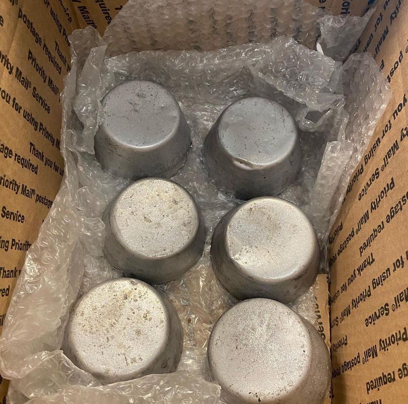 Casting Lead - Clean - Muffin Pan Shape - 5lbs Each - Bulk Pricing on ...