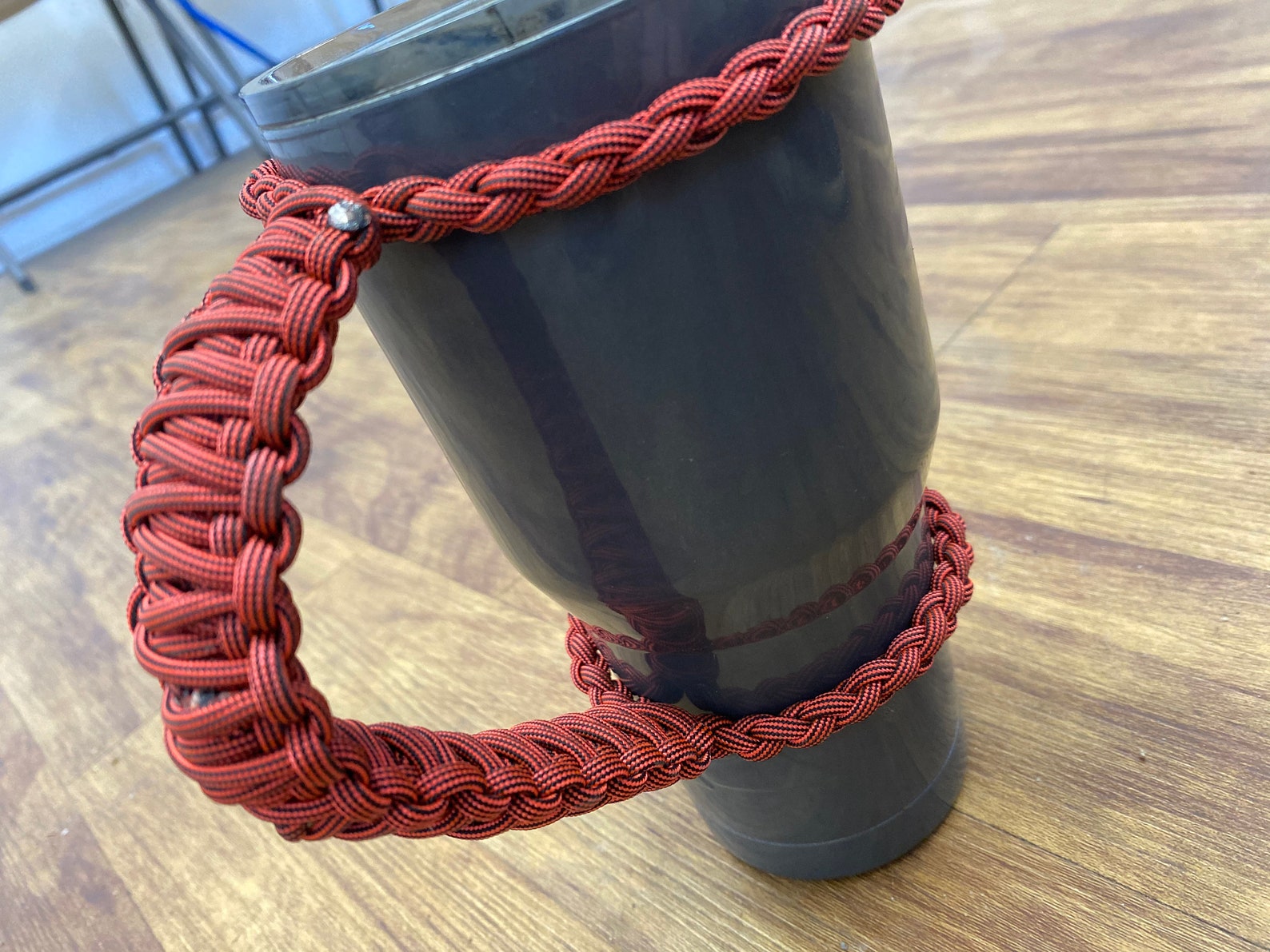 Paracord Cup Handle. Made With 550 Paracord & Bungee Shock Cord. Fits ...