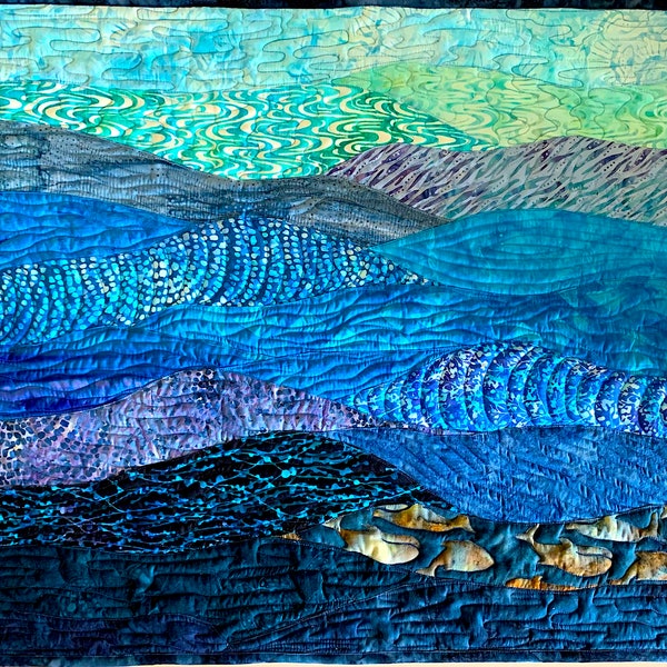 Ocean Quilt - Etsy