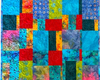 Abstract Art Quilt | Etsy