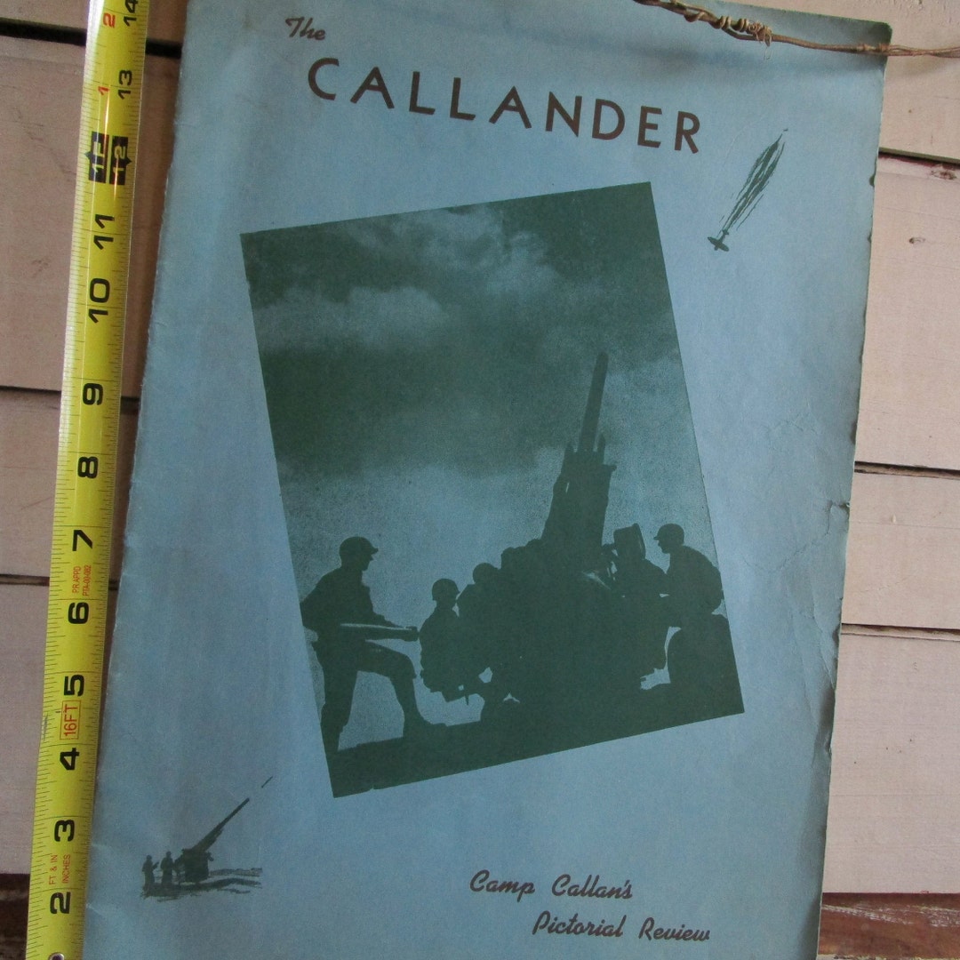 WWII Army San Diego Training Photo Memorabilia. the Callander, Camp ...
