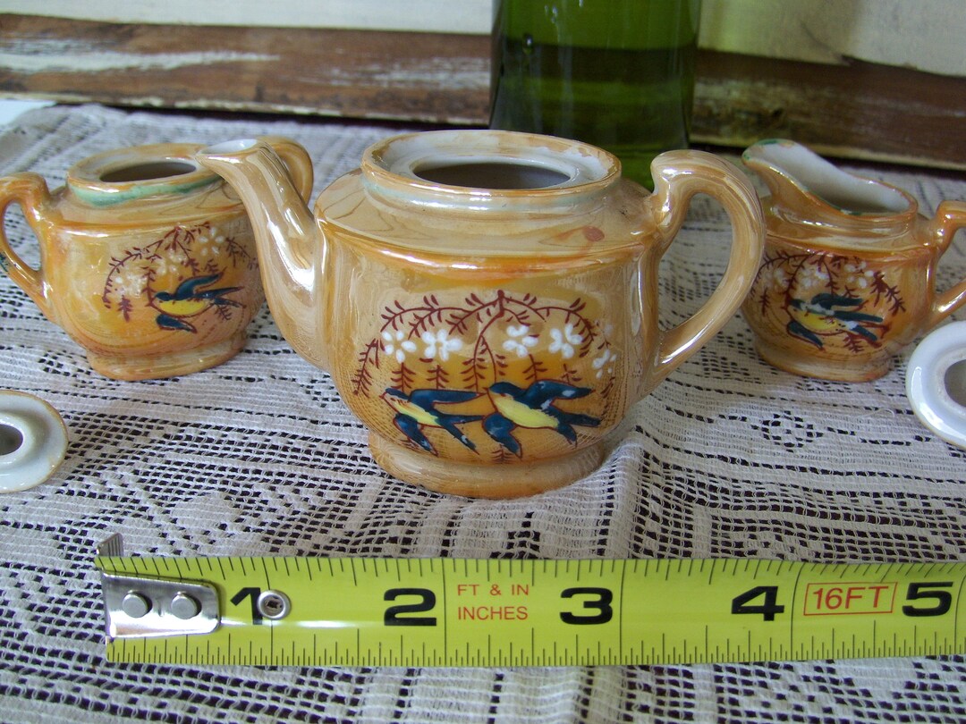 Vintage Miniature Bird Tea Set, Made in Japan, 1970s - Etsy