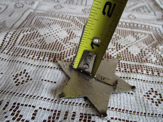 1960s Wells Fargo Agent star pin badge. 2 plus inches… - Gem