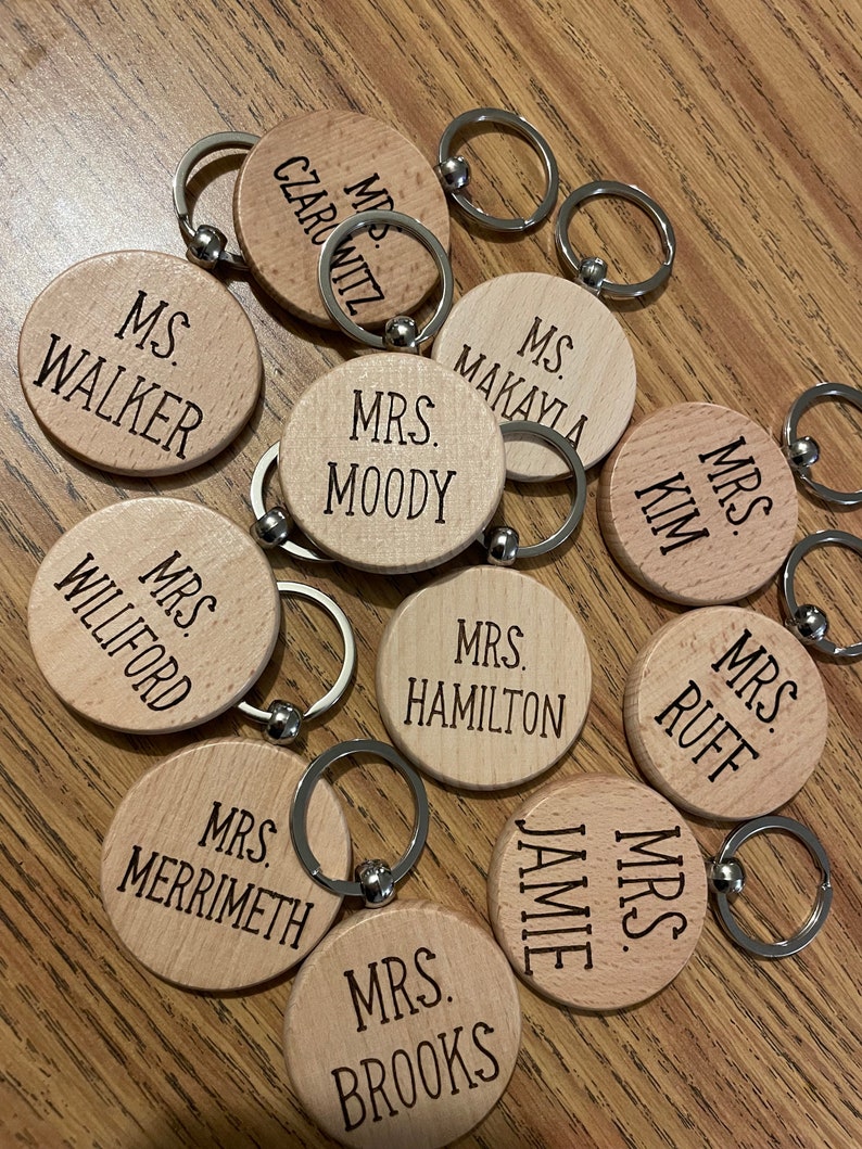 Laser Engraved Keychains - Etsy