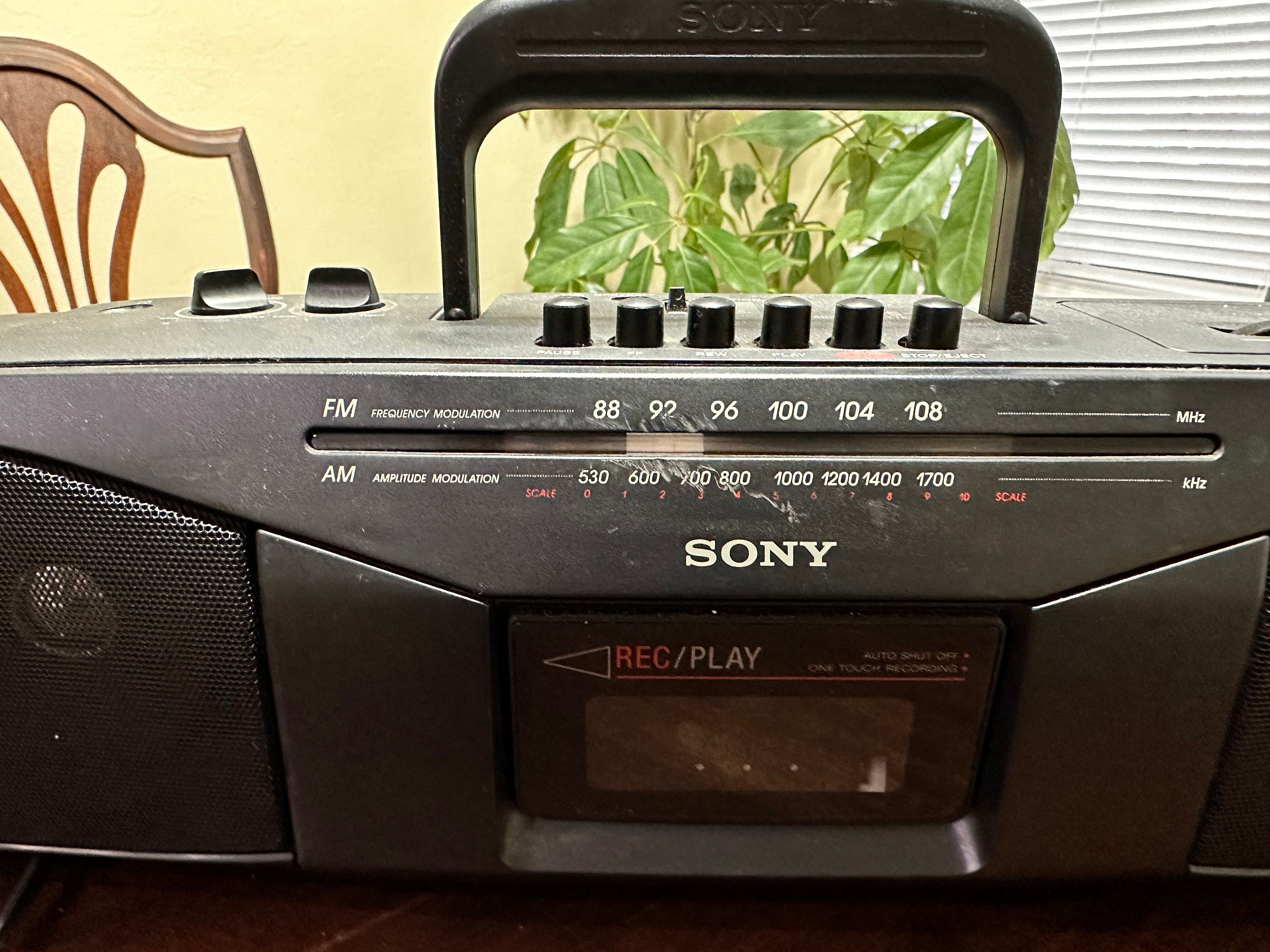 Vintage 1980s Sony CFS-204 Cassette Radio AM/FM Boombox With Cord - Etsy