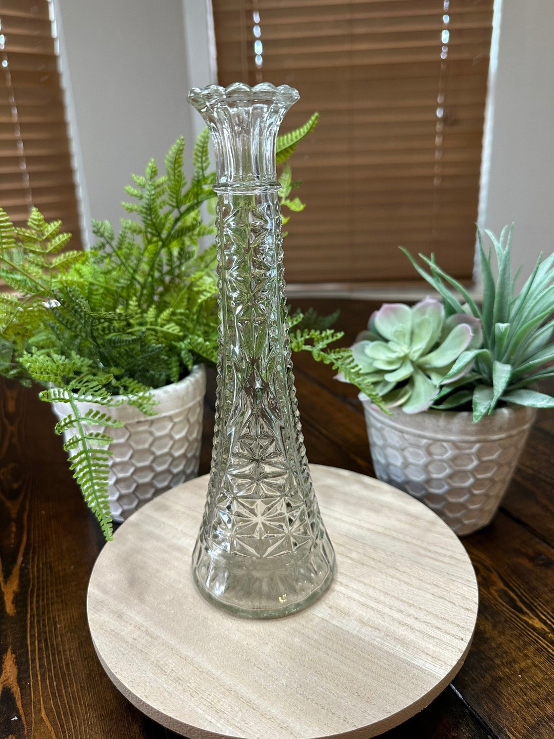 Vintage Glass Bud Vases - Etsy