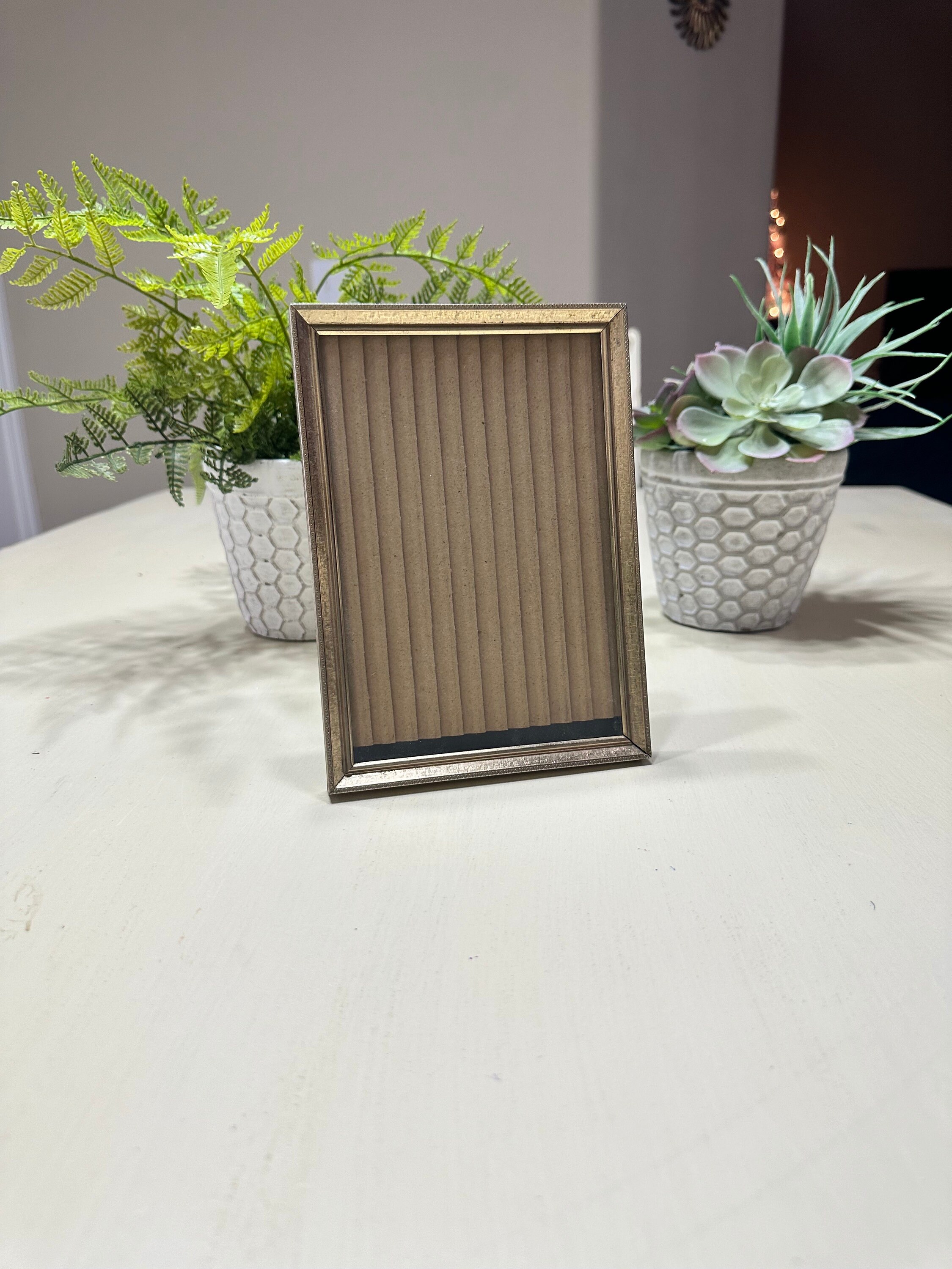 Vintage Brass / Gold Filigree Photo Frame 5 X 7 - Etsy