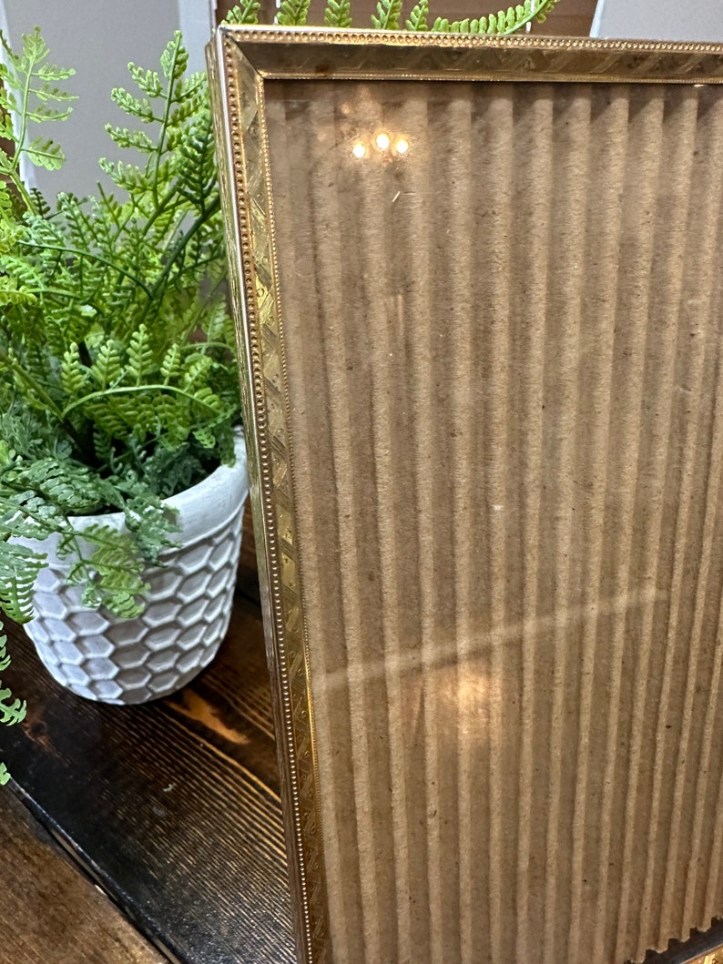 Vintage Brass / Gold Filigree Photo Frame 8 X 10 - Etsy