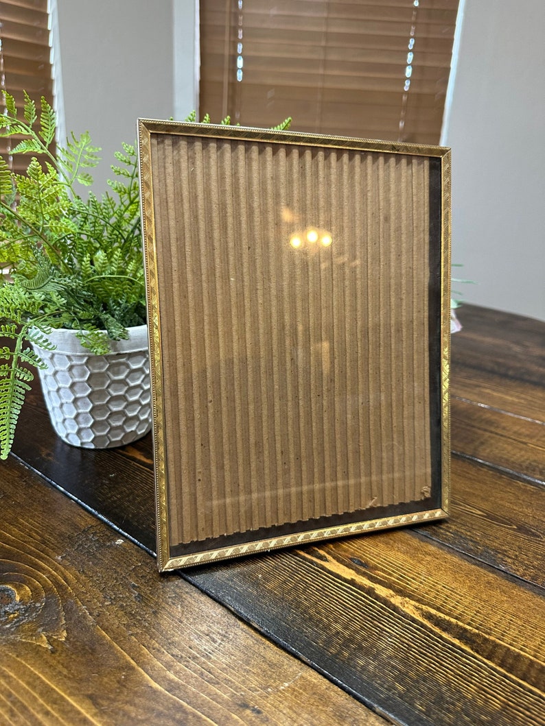 Vintage Brass / Gold Filigree Photo Frame 8 X 10 - Etsy