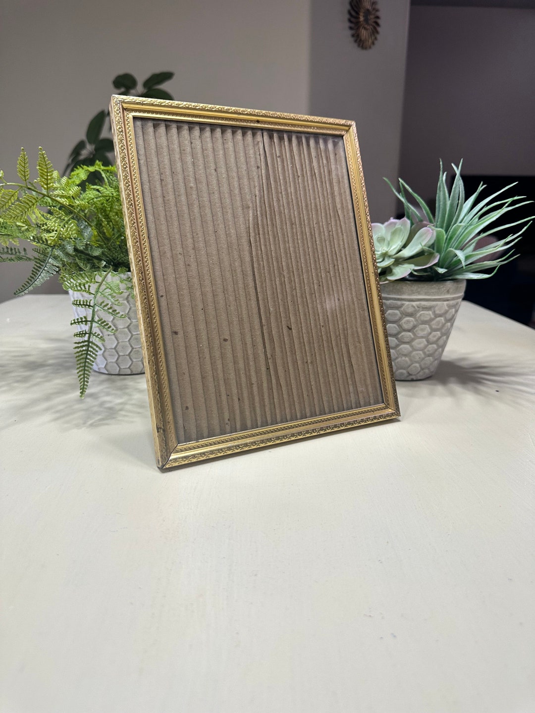 Vintage Brass / Gold Filigree Photo Frame 8 X 10 - Etsy