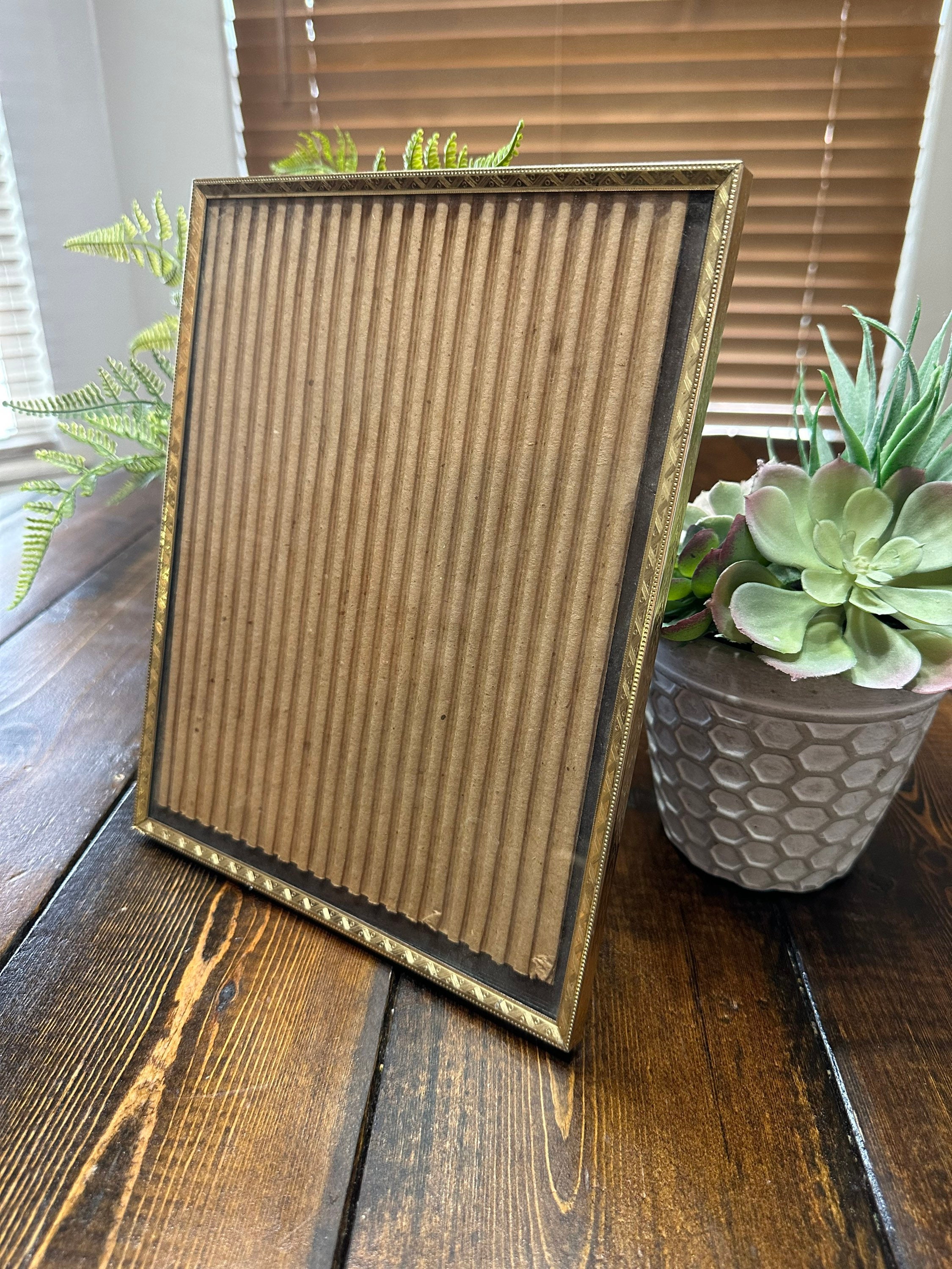 Vintage Brass / Gold Filigree Photo Frame 8 X 10 - Etsy