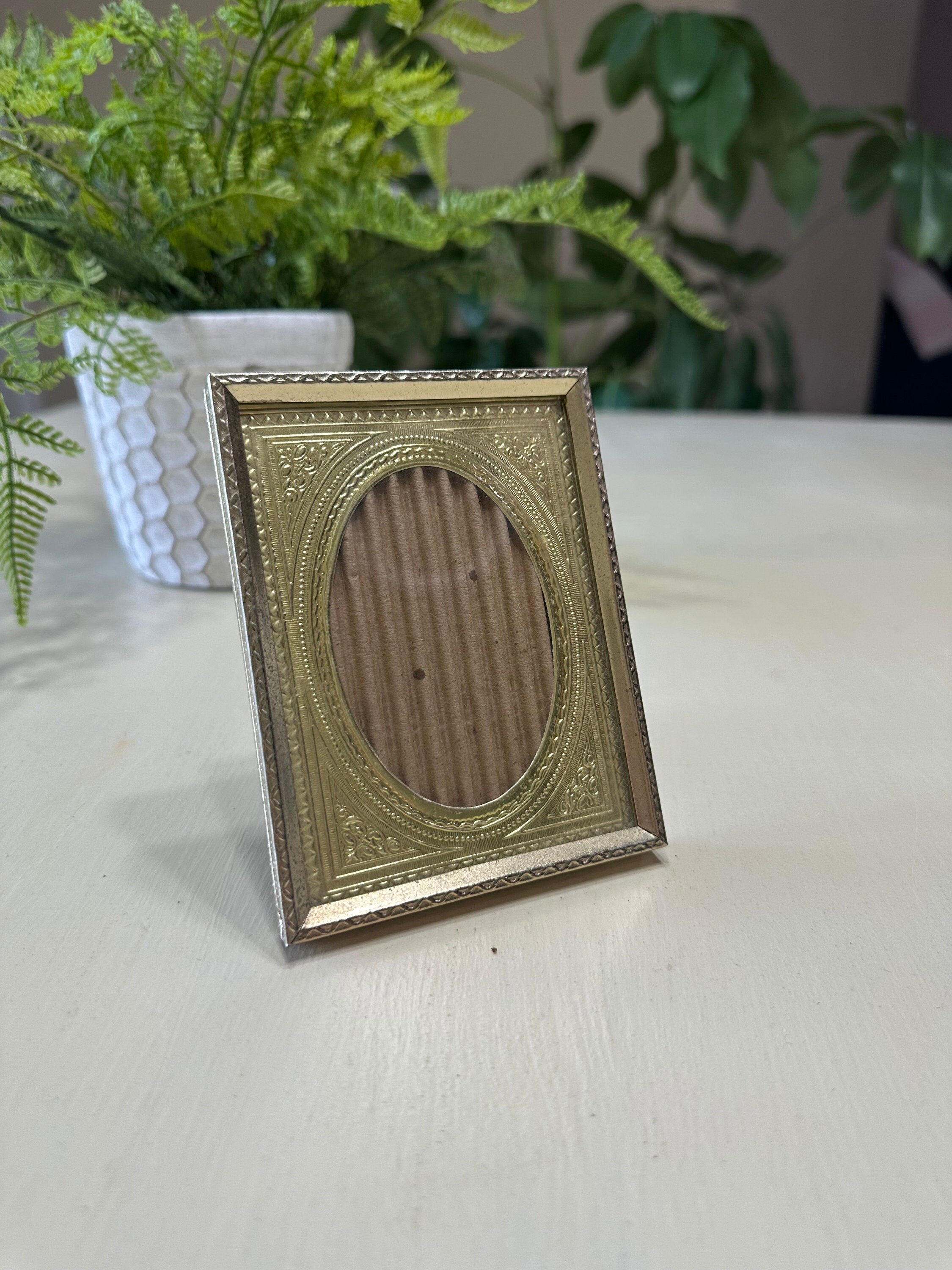 Vintage Brass / Gold Filigree Photo Frame 3 X 4 - Etsy