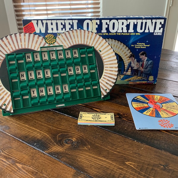 Wheel of Fortune 1985 - Etsy