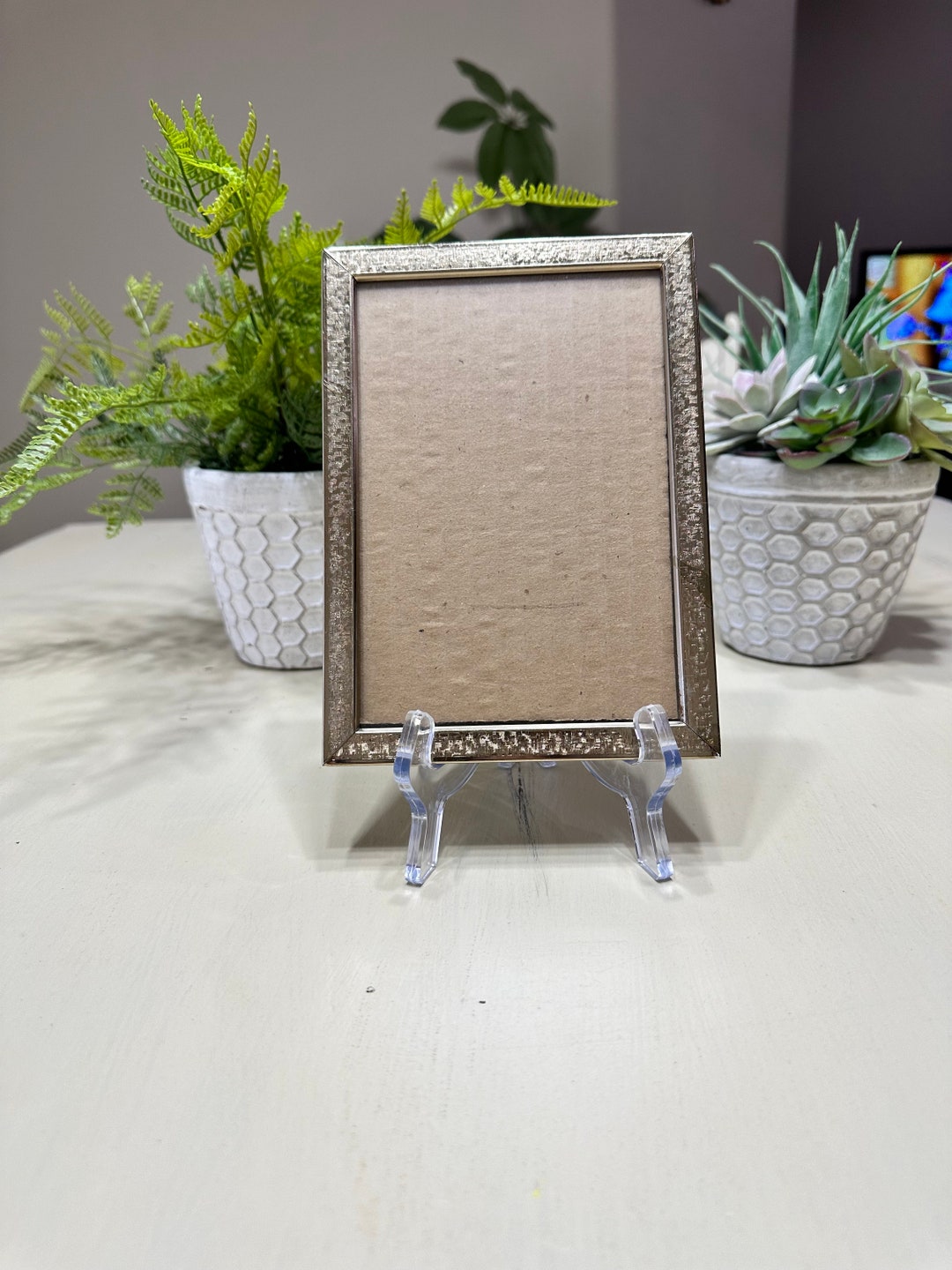 Vintage Brass / Gold Filigree Photo Frame 5 X 7 - Etsy