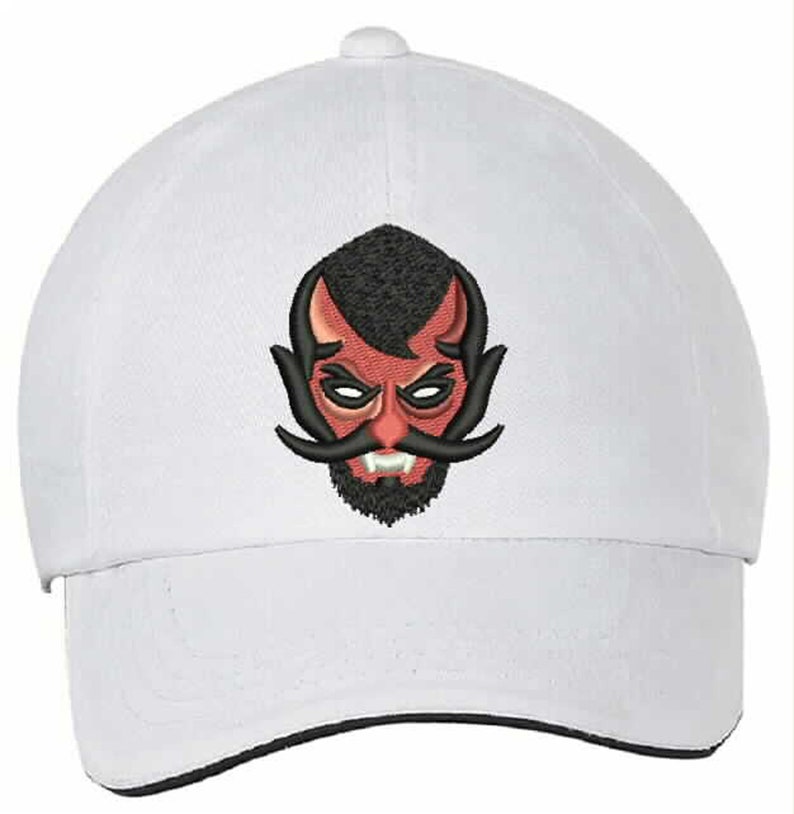 Skull Devil Embroidery Design - Etsy