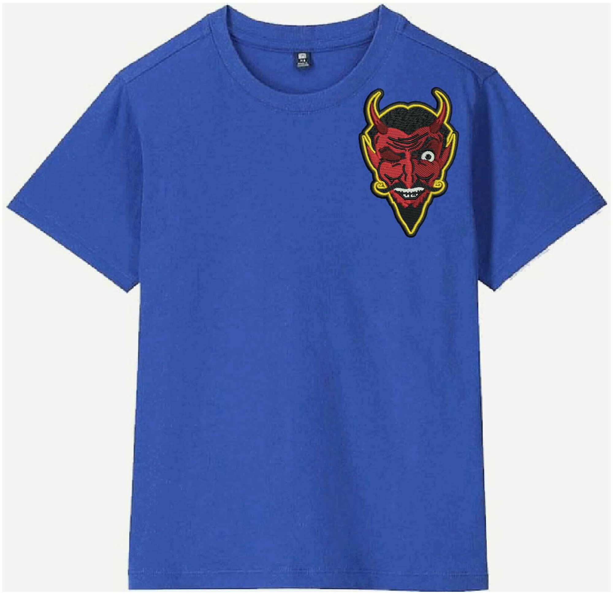 Devil Embroidery Design - Etsy