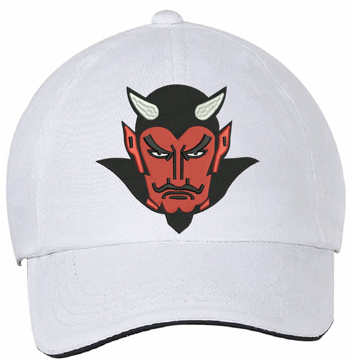 Devil Embroidery Design - Etsy