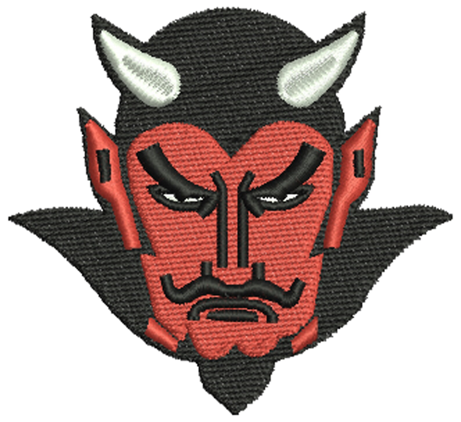 Devil Embroidery Design - Etsy