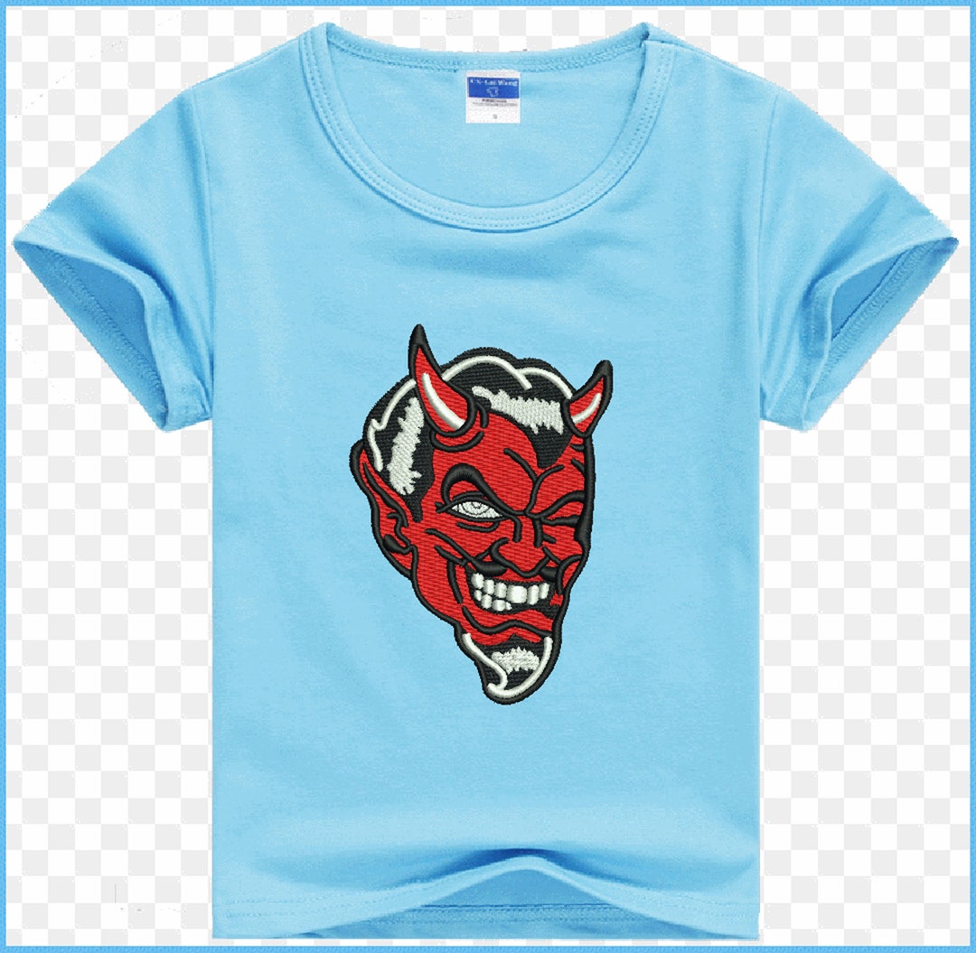 Devil Embroidery Design - Etsy