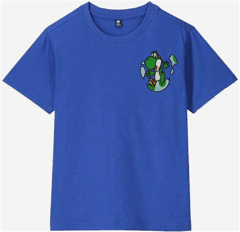 Yoshi With Egg Embroidery Design in Multiple Sizes and Formats - Etsy