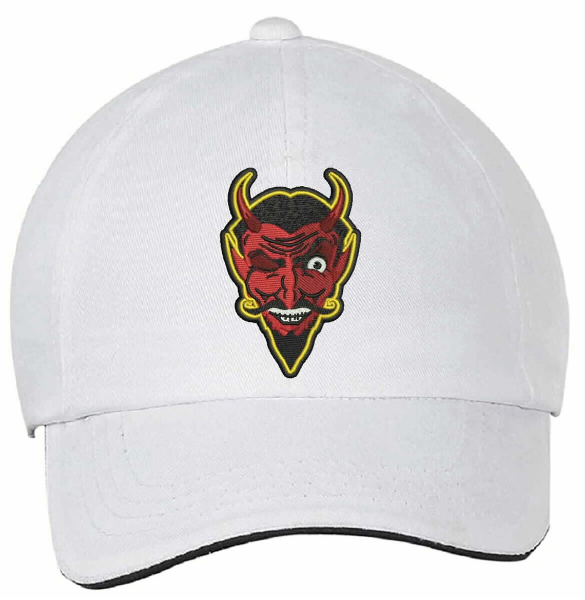 Devil Embroidery Design - Etsy