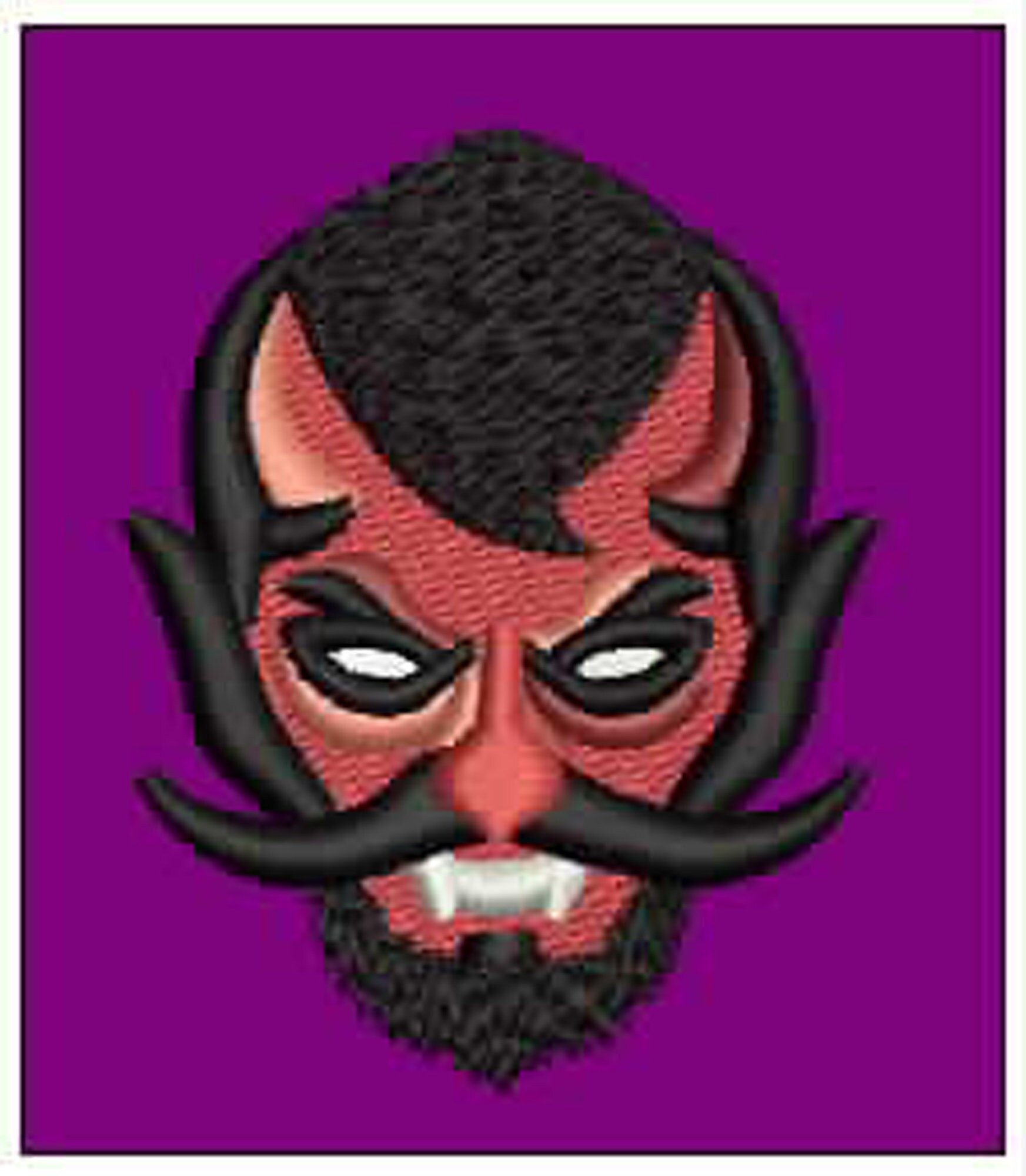 Devil Embroidery Design at Keira Jeanneret blog