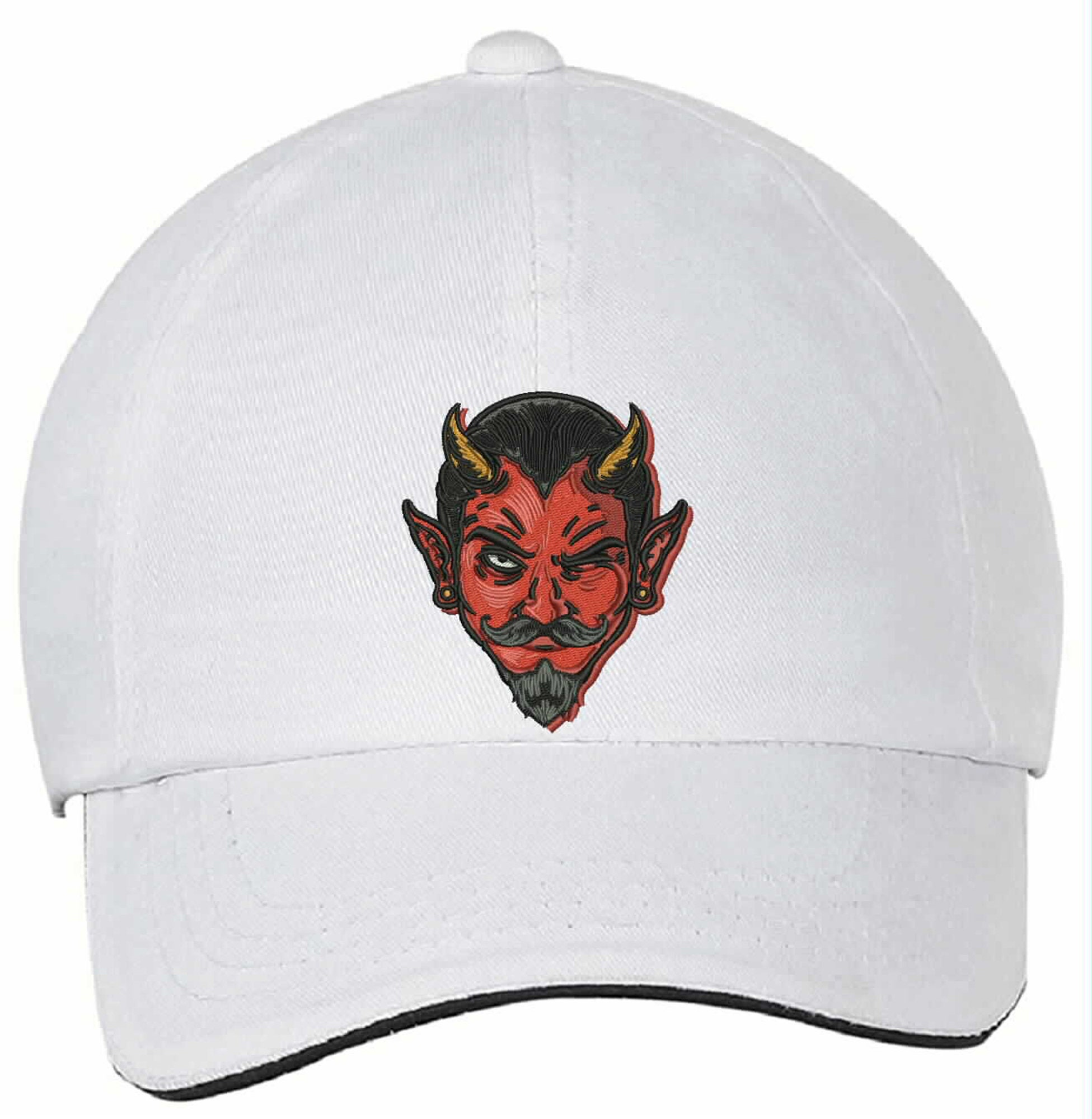 Devil Embroidery Design for Halloween - Etsy