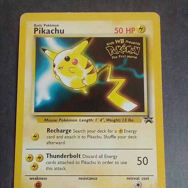 Pikachu Promo Cards - Etsy