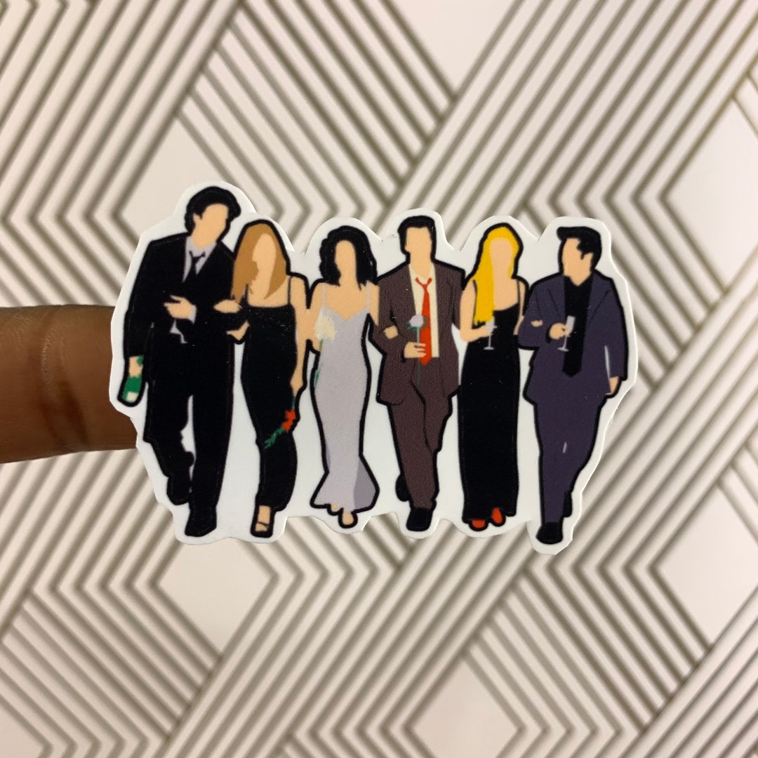 Friends Tv Show Sticker, Waterproof Stickers, 90s Sticker, Laptop ...