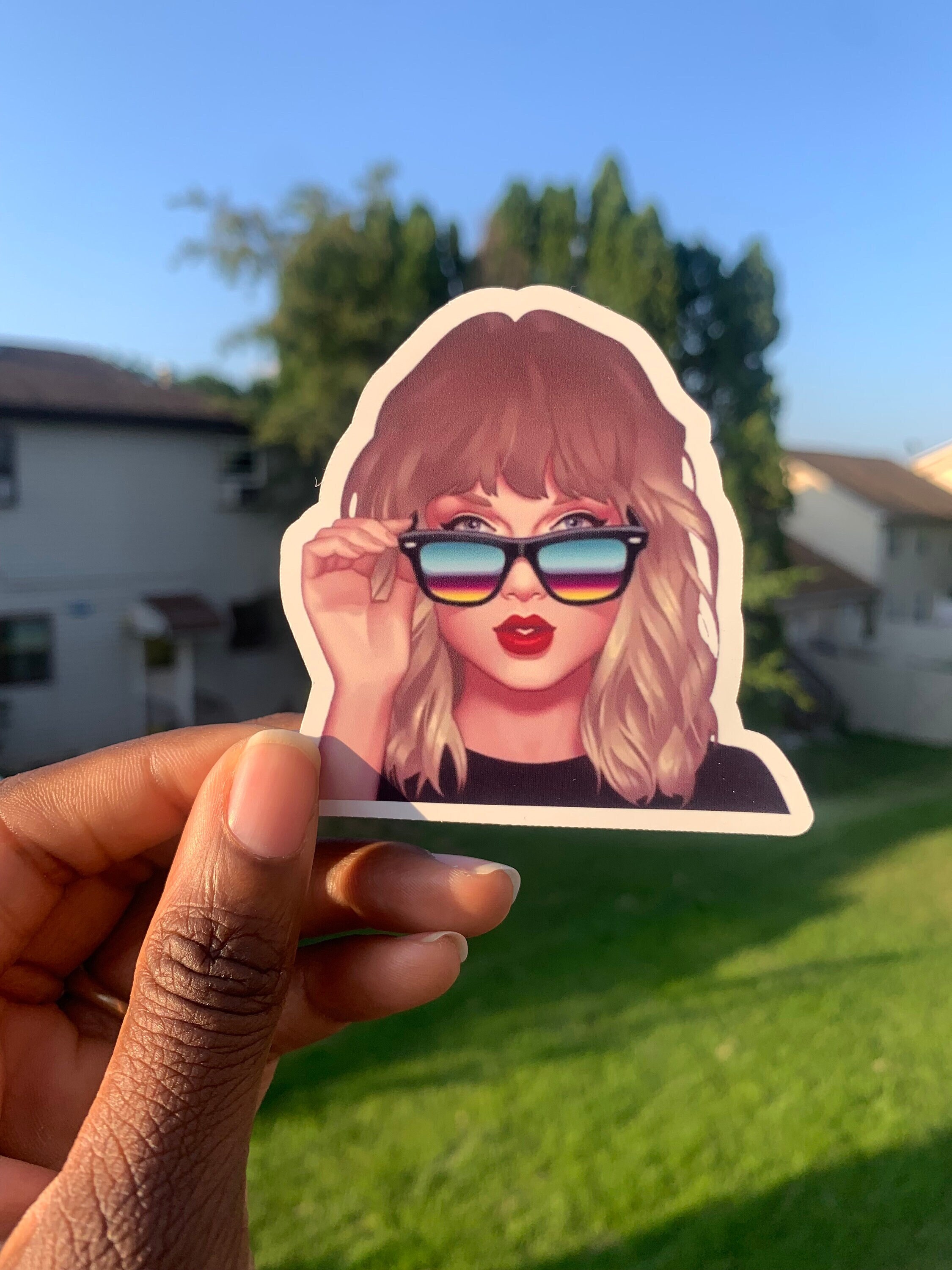 Taylor Swift Sticker, Waterproof Sticker, Water Bottle Sticker, Laptop ...