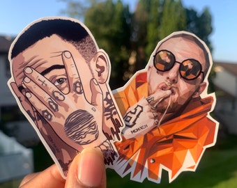 Mac Miller Waterproof Vinyl Sticker Music Artist Decal for Laptop ...