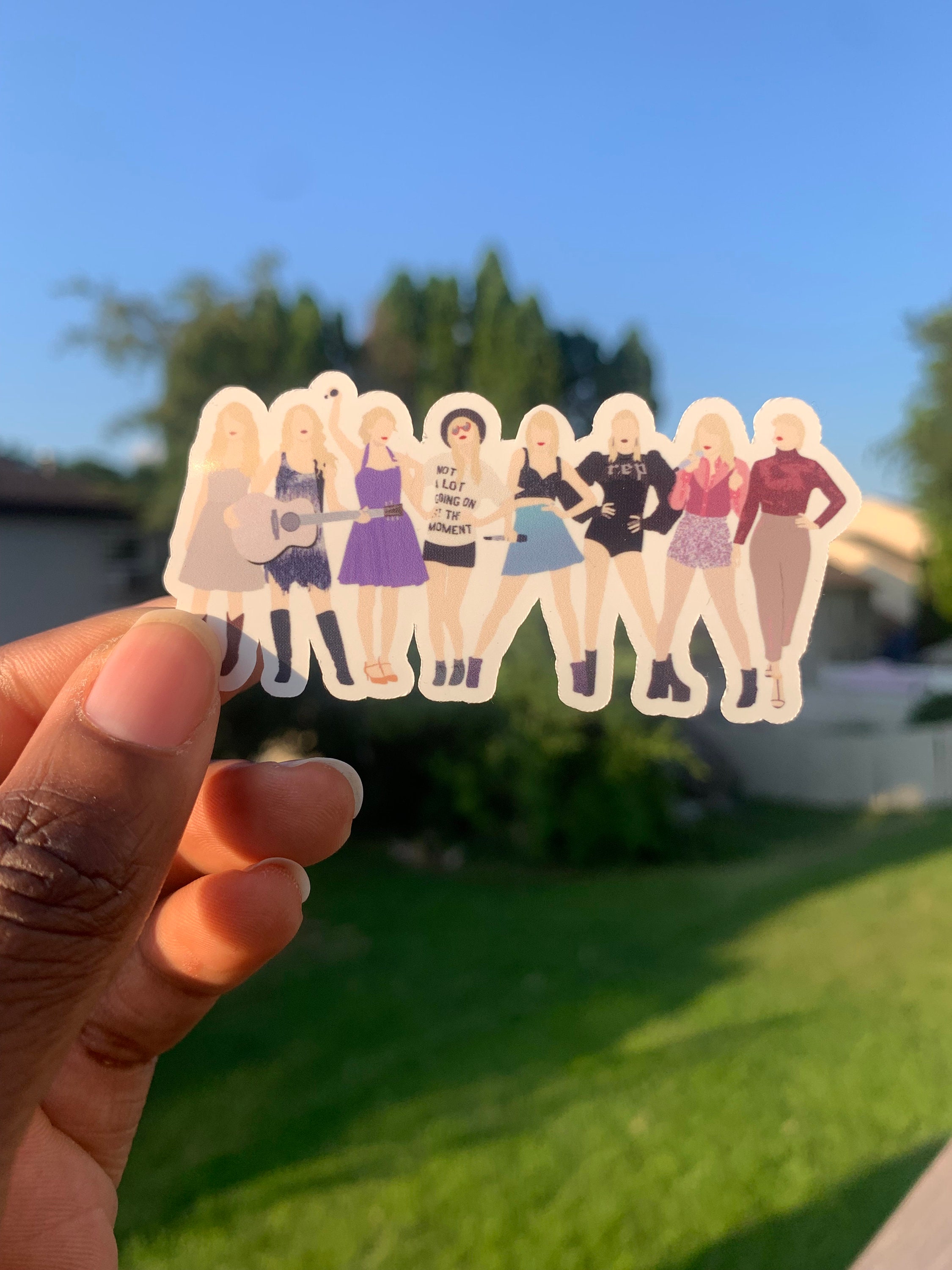 Taylor Swift Sticker, Waterproof Sticker, Water Bottle Sticker, Laptop ...