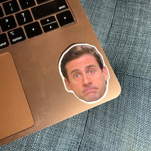 The Office Tv Show Sticker Michael Scott Sticker Laptop - Etsy