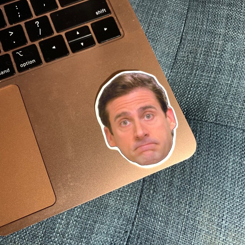 The Office Tv Show Sticker Michael Scott Sticker Laptop - Etsy