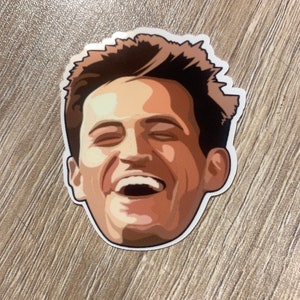 Matthew Perry Sticker, Friends Tv Show Sticker, Chandler Bing Sticker ...