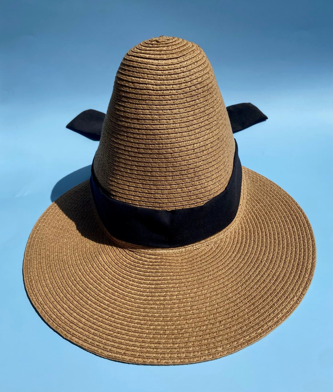 Garden Witch Straw Bonnet Summer Hat Vintage - Etsy